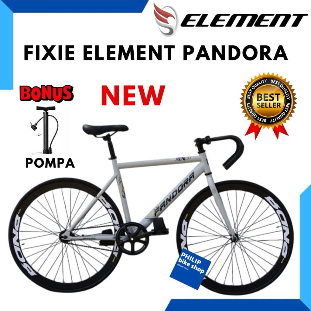 Jual Sepeda Fixie 700c Element Police Toronto FX Pandora New | Shopee ...