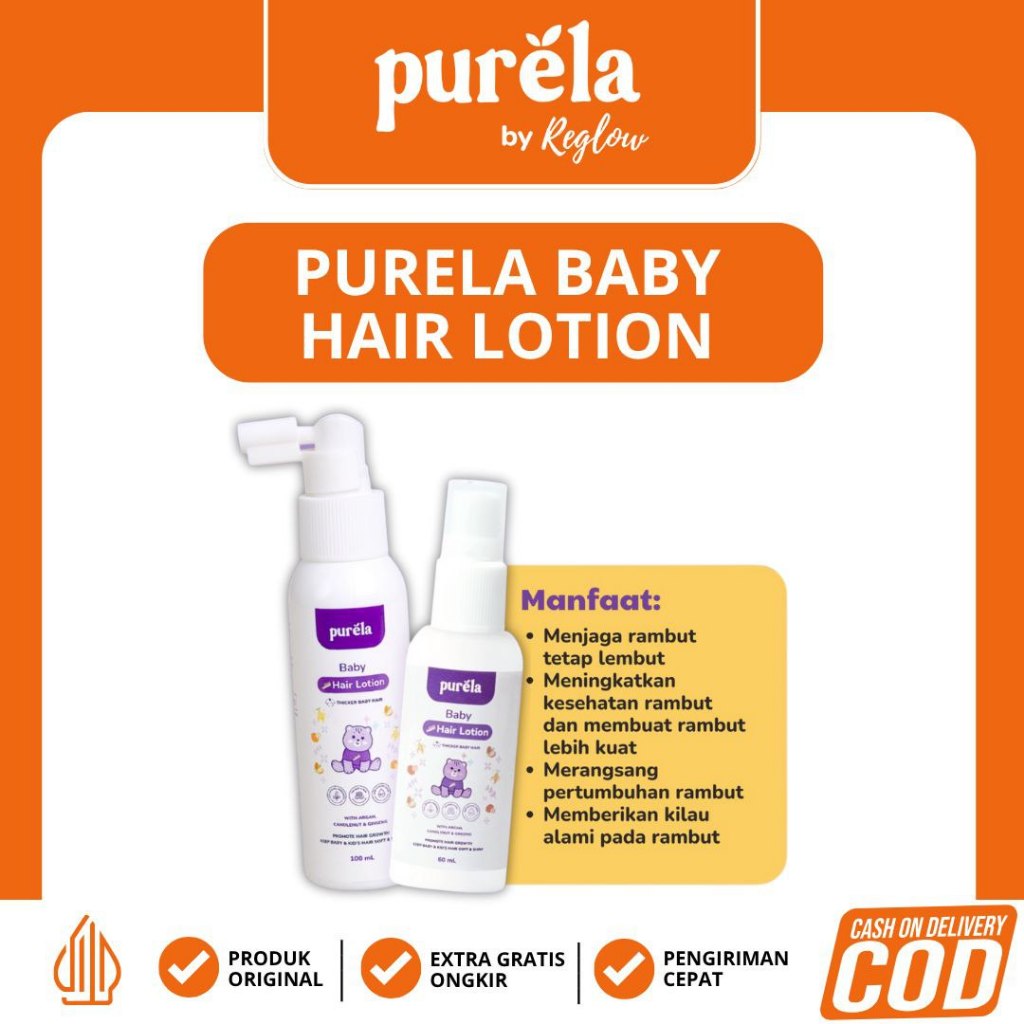 Jual Purela Hair Lotion (100 ml & 60 ml) | Shopee Indonesia