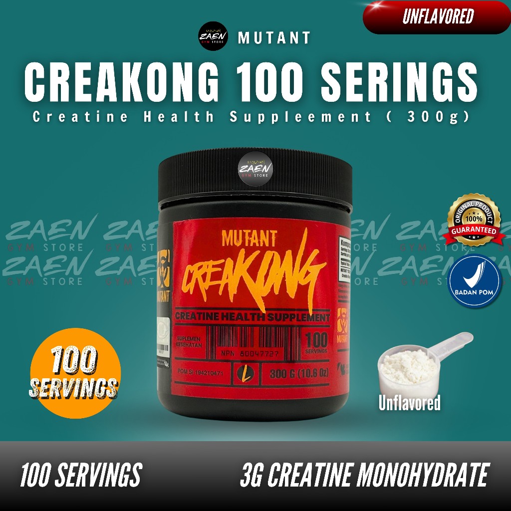 Jual MUTANT CREAKONG 300 GRAM Creatine Monohydrate | Shopee Indonesia