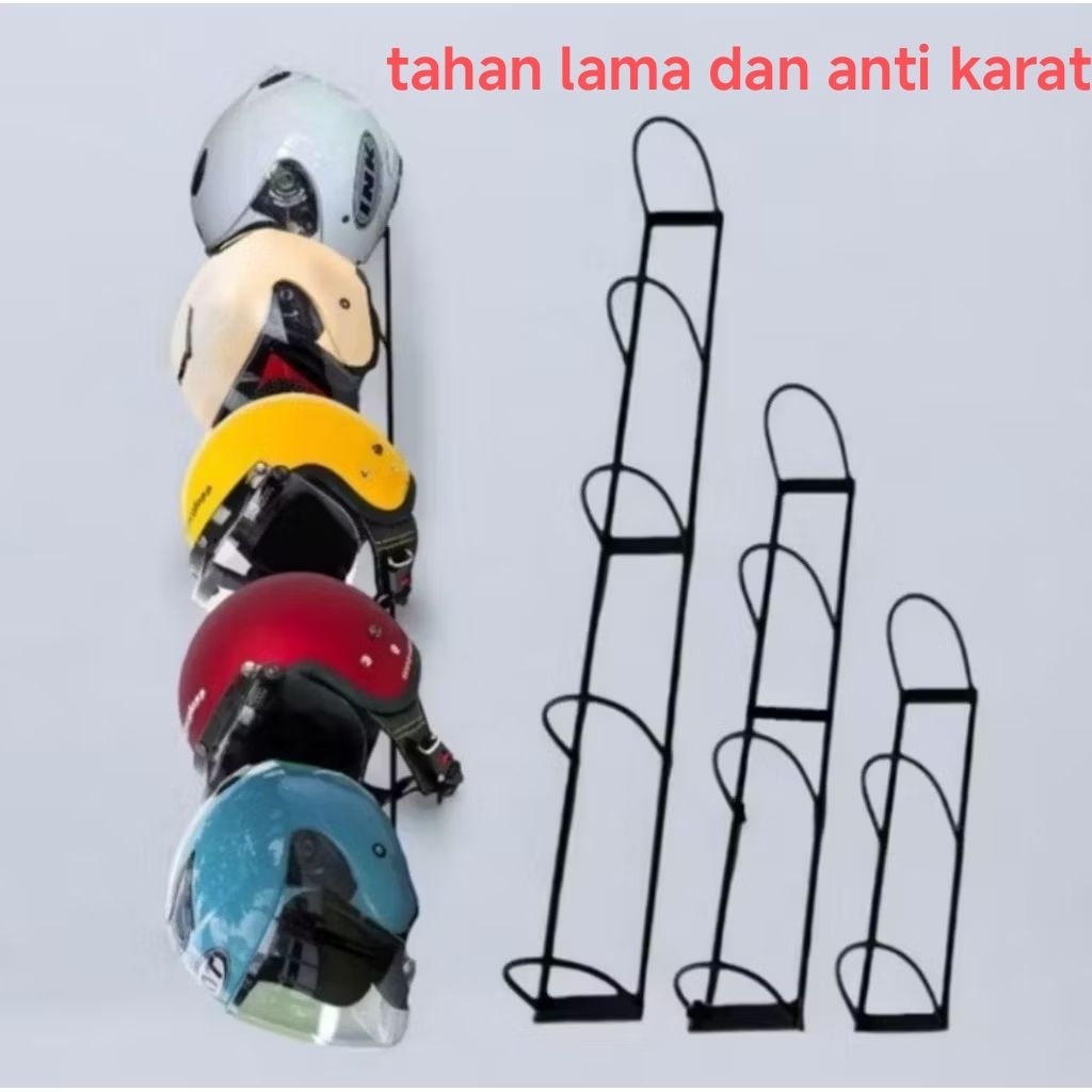 Jual RAK HELM SUSUN 5/GANTUNGAN HELM SUSUN 5 | Shopee Indonesia