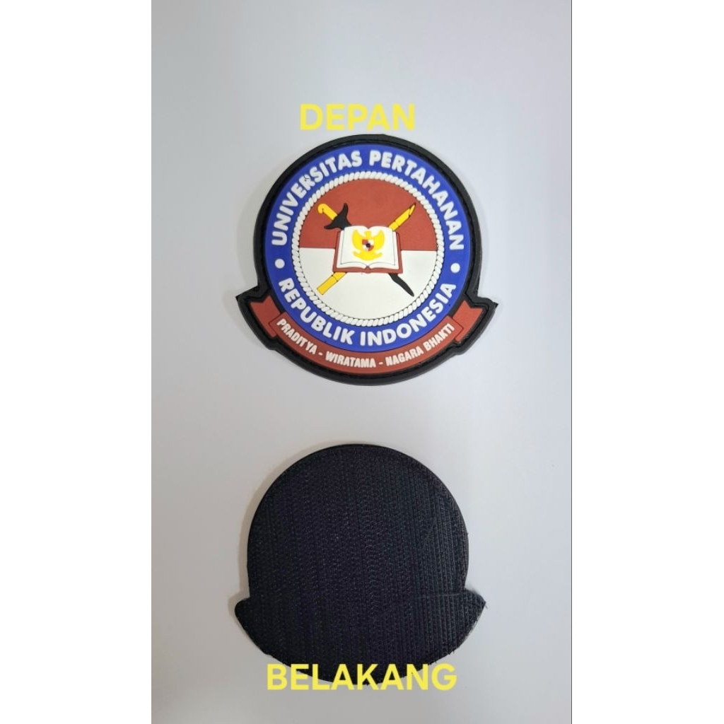 Jual UNHAN RI/PATCH RUBBER UNHAN RI/ EMBLEM KARET UNHAN RI | Shopee ...