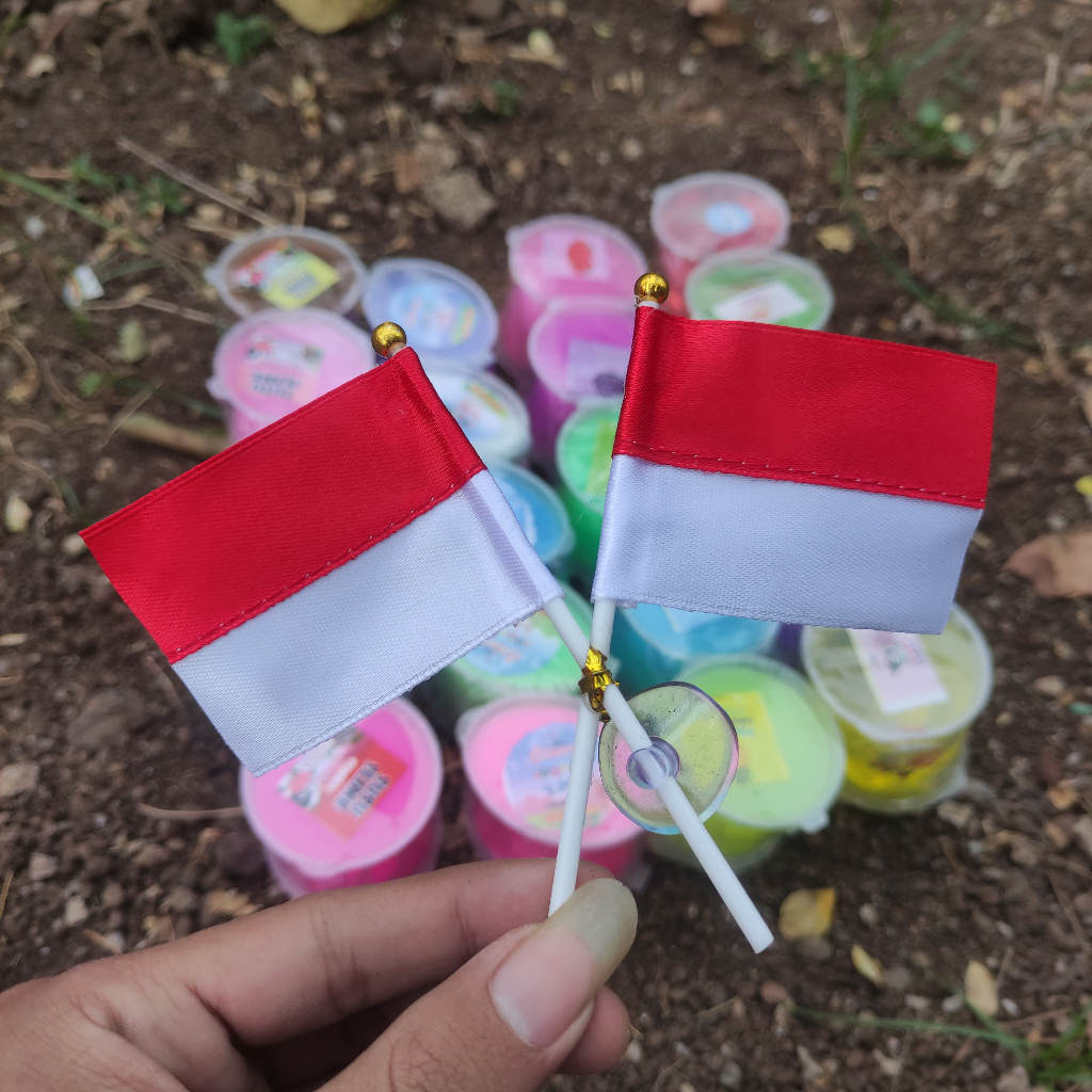 Jual bendera indonesia tempel kaca / bendera merah putih hiasan 17 ...