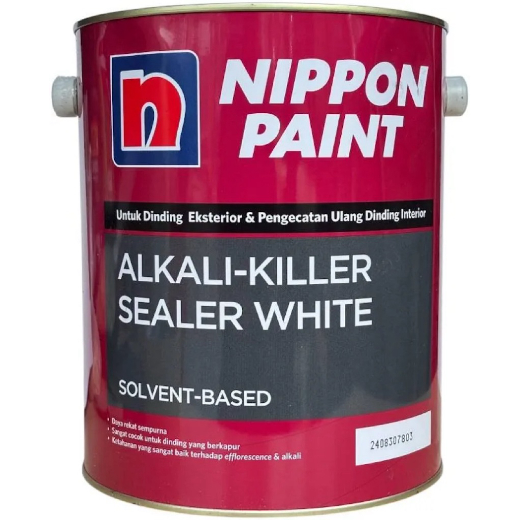 Jual CAT DASAR NIPPON PAINT ALKALI KILLER SEALER WHITE SOLVENT BASE 2,5 ...