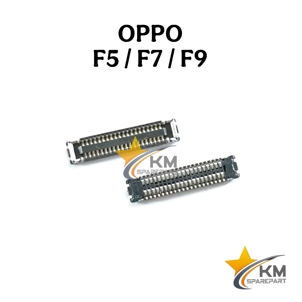 Jual Konektor Lcd Oppo F5 F7 F9 Soket Connector Fpc Lcd Di Mesin ...