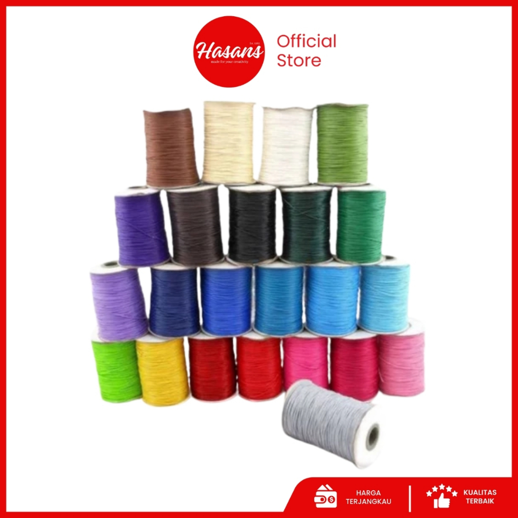 Jual Hasans / [1 Roll] Tali Satin / Tali Cina / Tali Simpul 2mm / Tali ...
