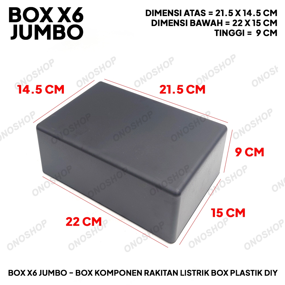 Jual Box X6 Jumbo - Box Komponen Rakitan Listrik Box Plastik DIY ...