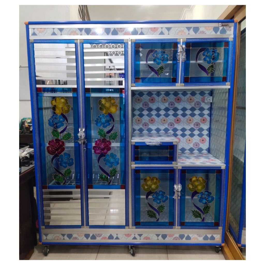 Jual Rak Piring 4Pintu Magicom Tempahan Engsel Panjang - Star Meubel ...