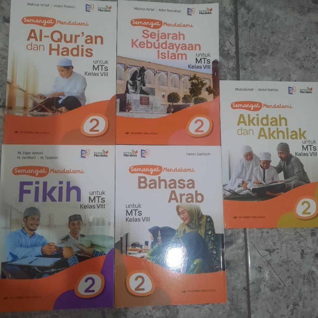 Jual BUKU PAKET MTS KELAS 8 KURIKIM MERDEKA ERLANGGA | Shopee Indonesia