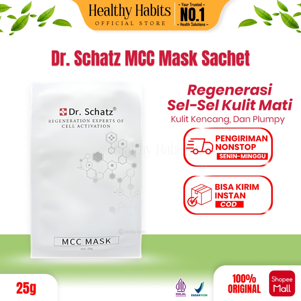 Jual Dr Schatz MCC Mask Ecer ( Sachet ) | Shopee Indonesia