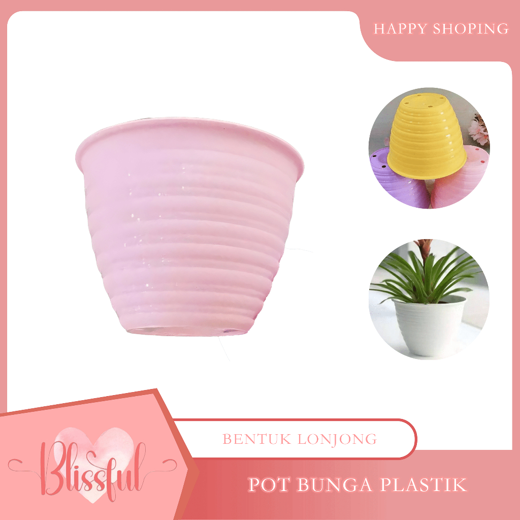 Jual Pot Bunga Palstik Sarang Tawon Lonjong 21cm | Shopee Indonesia