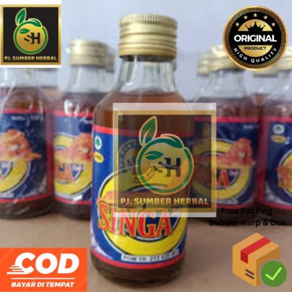 Jual Jamu Herbal Kuat Super Singa On 1 slop isi @10 Botol | Shopee ...