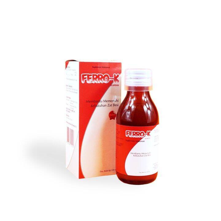 Jual Ferro-K Sirup 120 Ml - Kemasan Aman Untuk Memenuhi Kebutuhan Zat ...