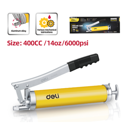Jual Deli Grease Gun 400 Cc 6000 PSI EDL2603 / Deli Hand Grease Gun ...