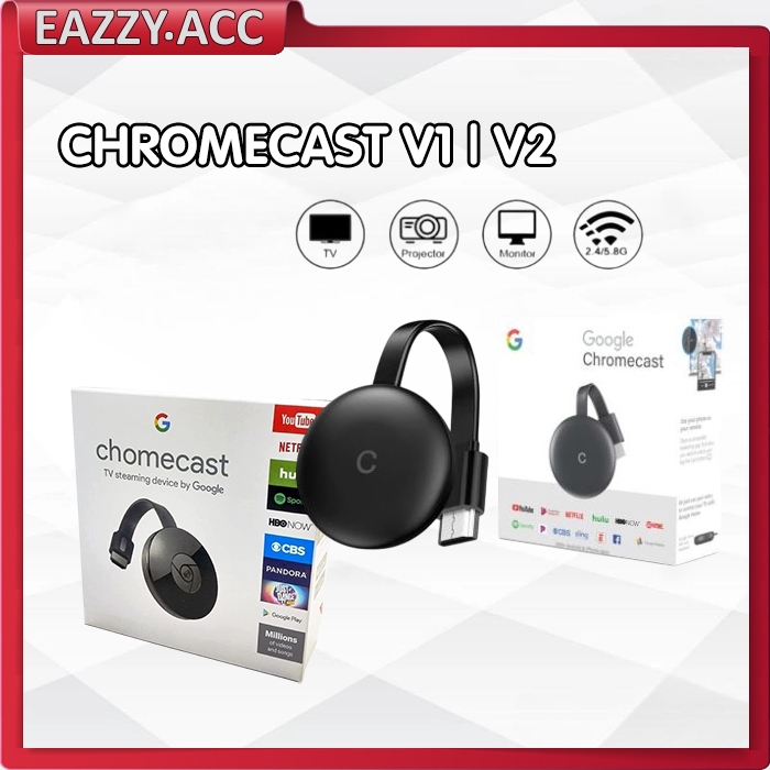 Jual ANYCAST CHROMECAST WIFI DONGLE TV 4K V1 | V2 | Shopee Indonesia