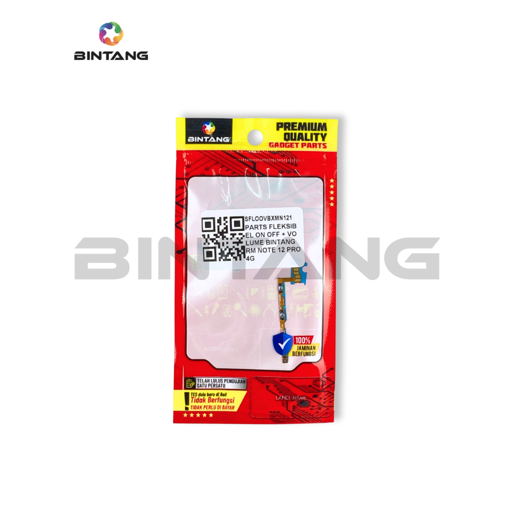 Jual PARTS FLEKSIBEL ON OFF + VOLUME BINTANG REDMI NOTE 12 PRO 4G ...