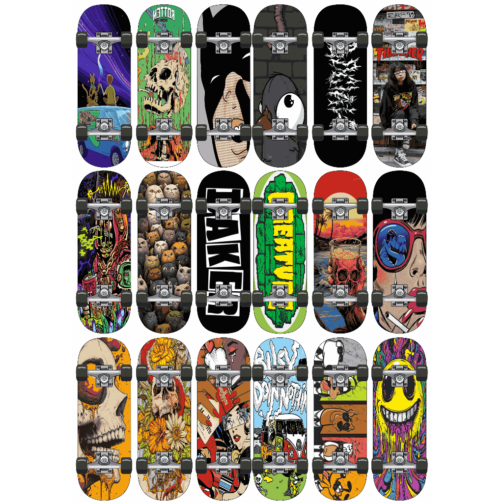 Jual Fingerboard Graphic Deck Collections | Shopee Indonesia