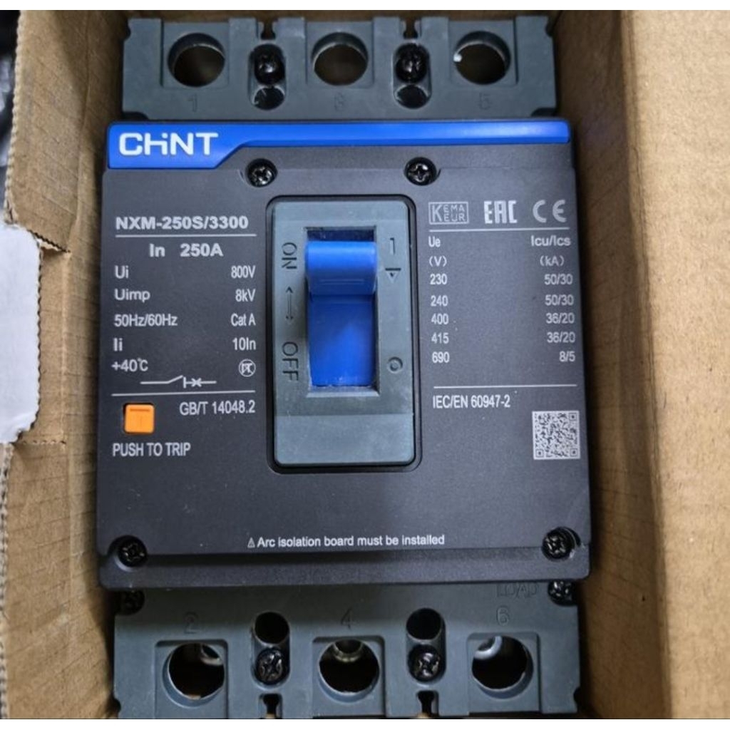 Jual MCCB CHINT 3P 250A NXM-250S/3300 ORIGINAL | Shopee Indonesia