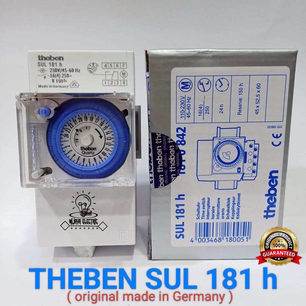 Jual timer theben SUL 181 h/theben SUL 181h timer analog theben h ...