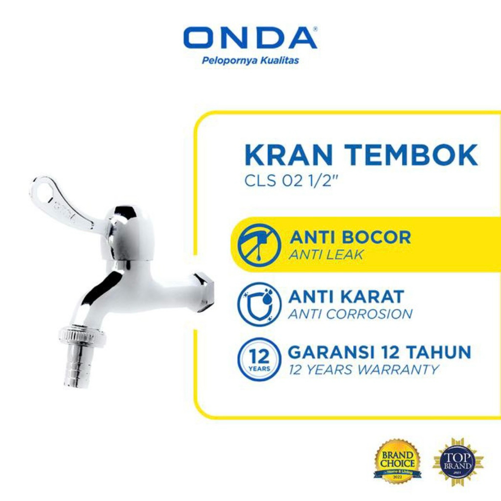 Jual Onda CLS 02 1/2" Keran Tembok (Kran) | Shopee Indonesia
