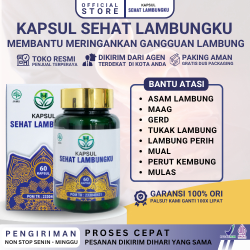 Jual Kapsul Sehat Lambungku Membantu Meringankan Gangguan Lambung Obat ...