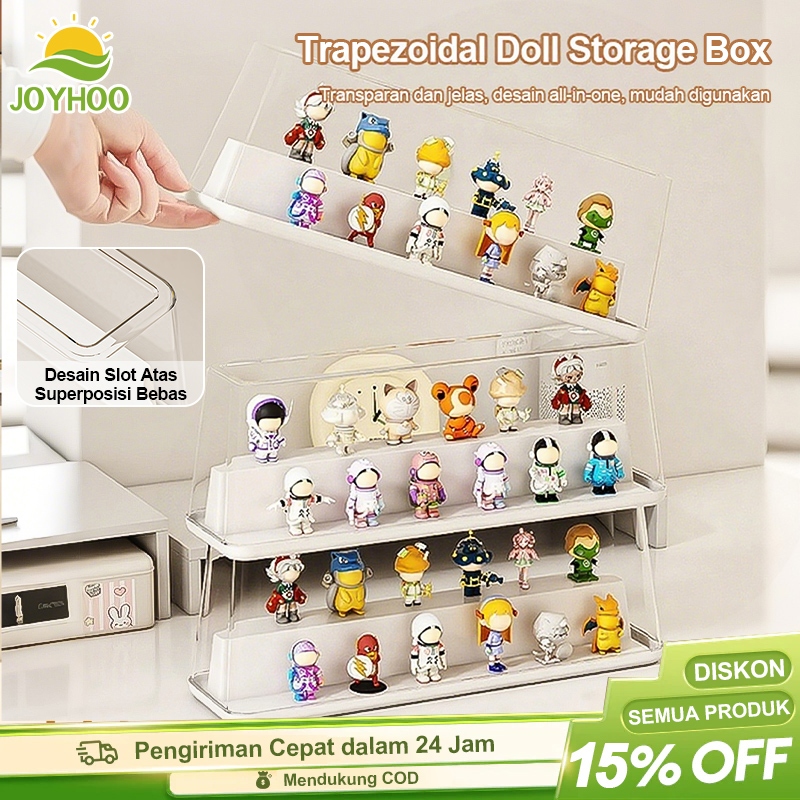 Jual JOYHOO - Mini Figure Box Acrylic Display Box Pop Mart Blind Box ...