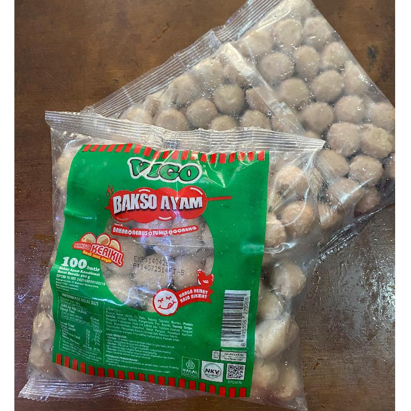 Jual Vigo Bakso Ayam Kerikil 500gr | Shopee Indonesia