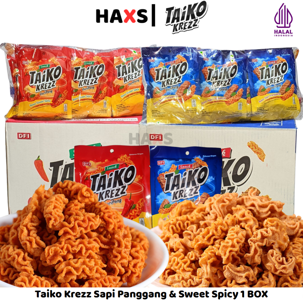 Jual TAIKO KREZZ GURIPANG 1 BOX – Snack Viral Isi 100 PCS Mix Rasa ...