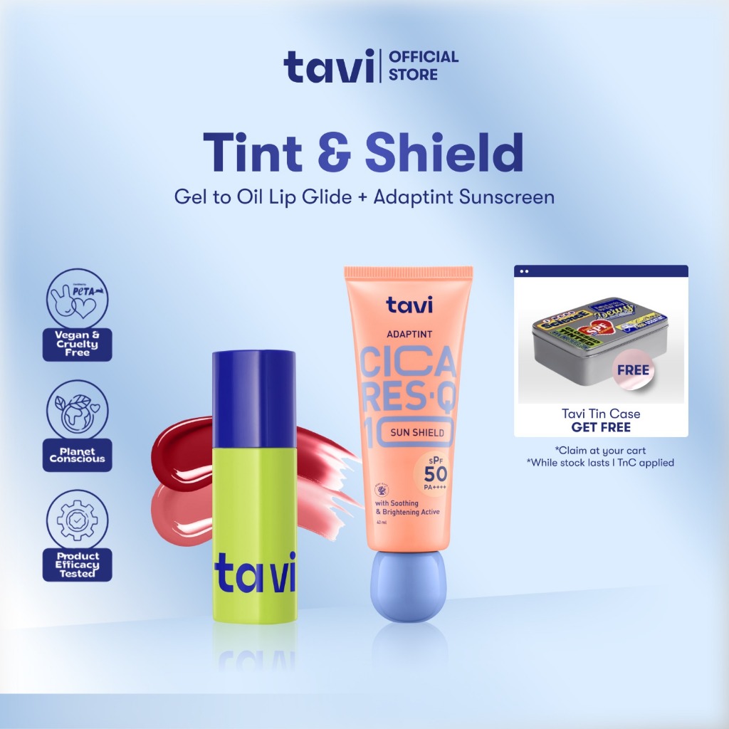 Jual TAVI Tint & Shield - Tinted Sunscreen Skin Tint Ringan Lip Tint ...