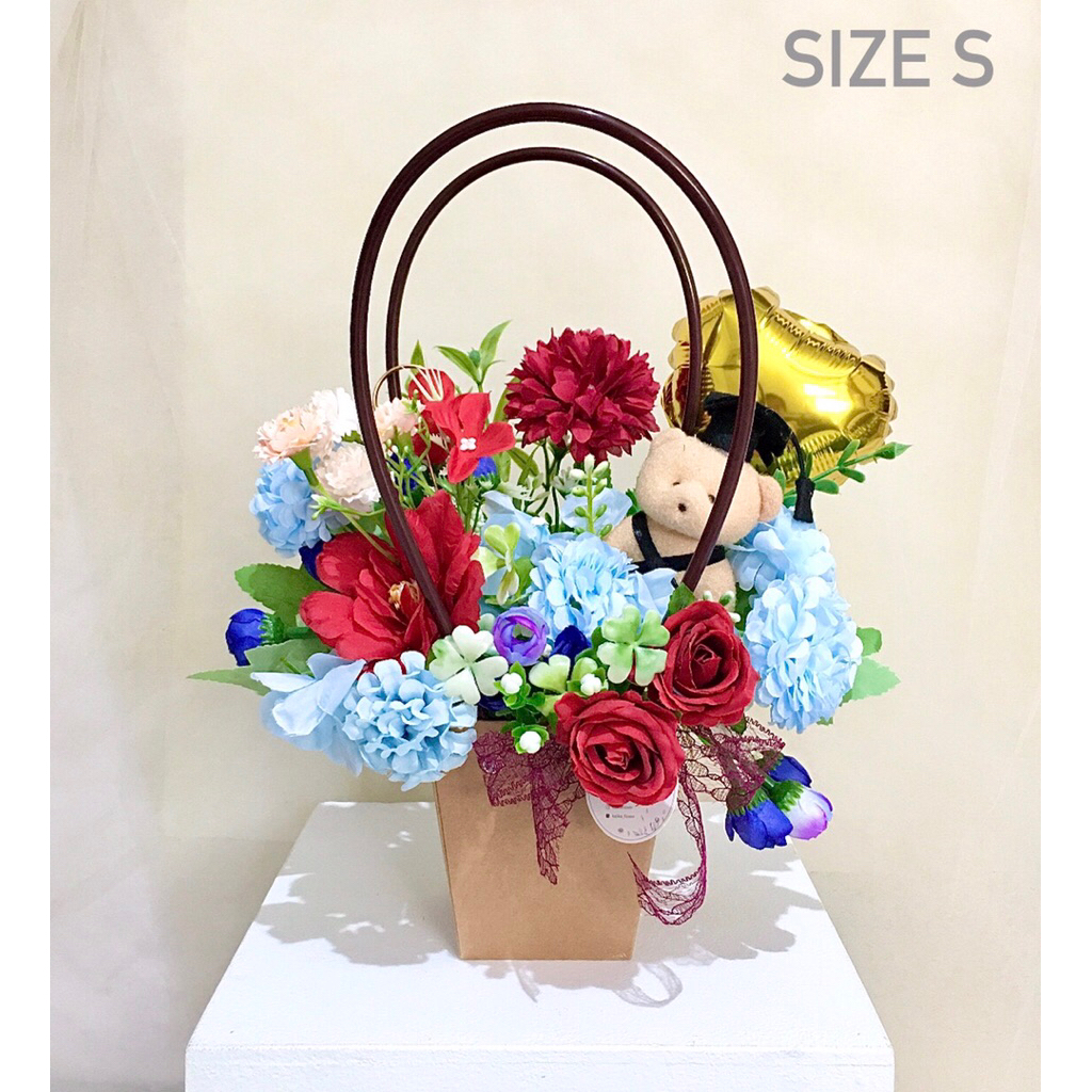 Jual Bloombag Teddy Bear - Ivy - Korean Style Bunga Box Bunga Grand ...