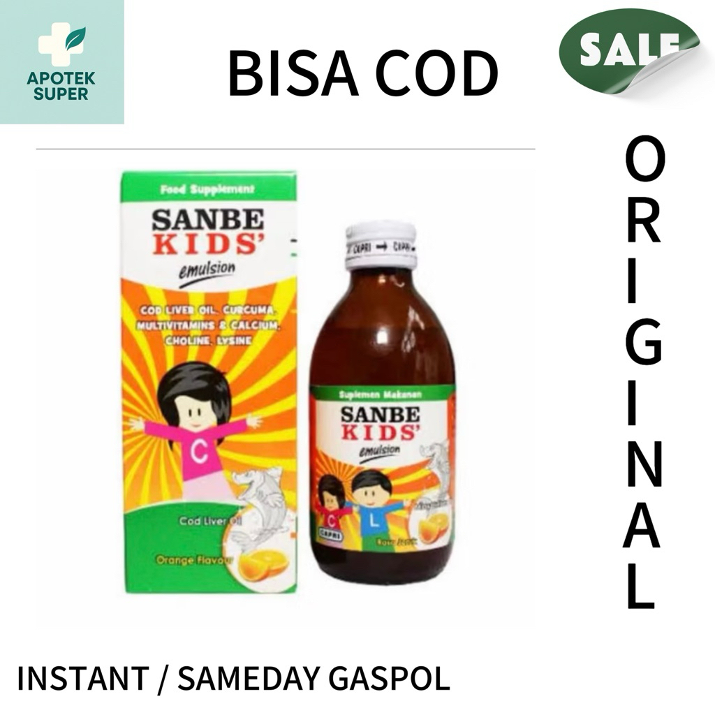 Jual Sanbe Kids Emulsion Sirup 200ML | Shopee Indonesia