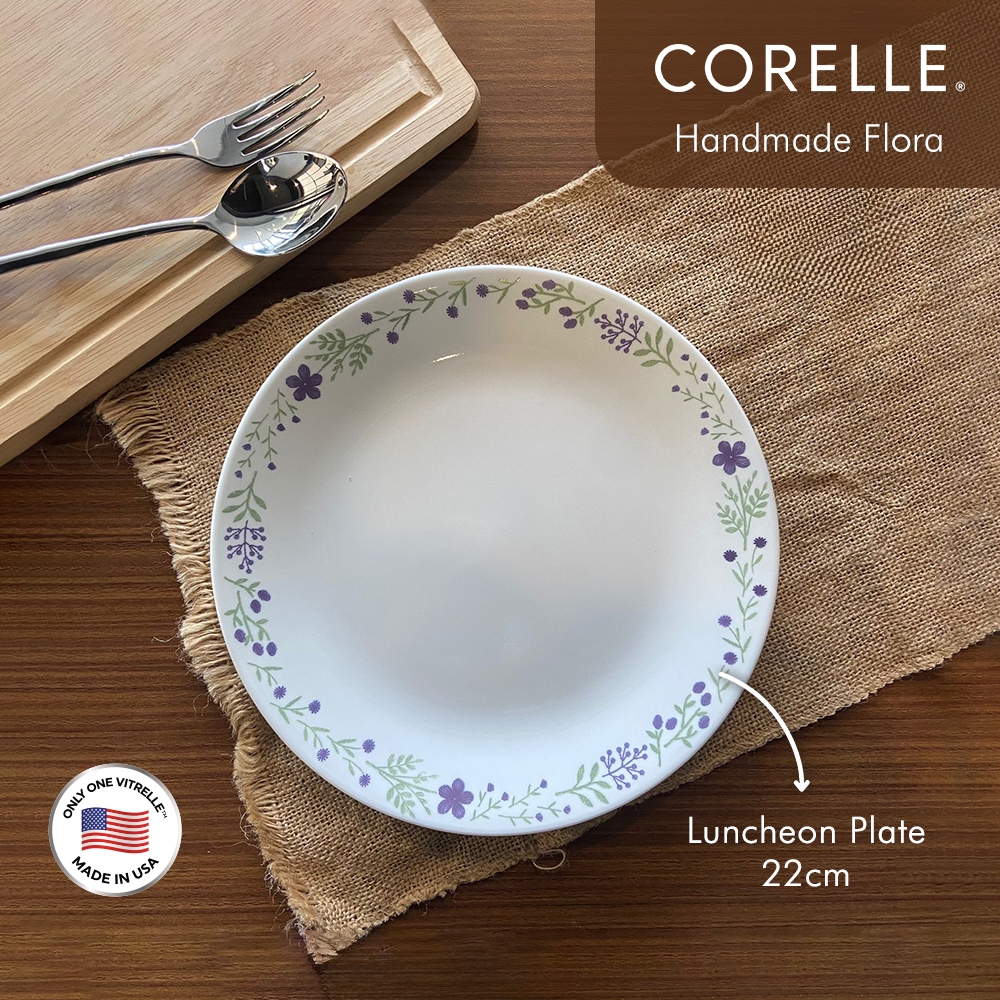 Jual Handmade Flora Luncheon Plate 22cm / Piring | Shopee Indonesia
