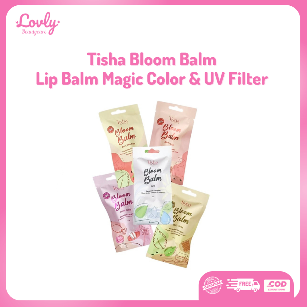 Jual Tisha Beauty Bloom Balm – Lip Balm Magic Color & UV Filter ...