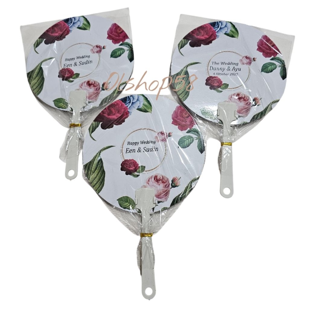 Jual ( isi 50pcs ) KIPAS BUNGA ROSE SHABBY KEMASAN PLASTIK + BONUS ...