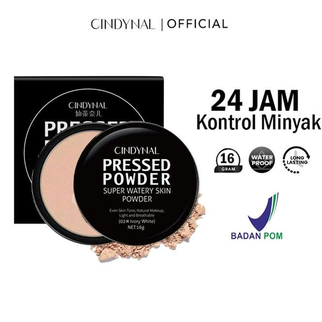 Jual Bedak Powder Cindynal Glowing Tahan Lama Anti Air Images ...