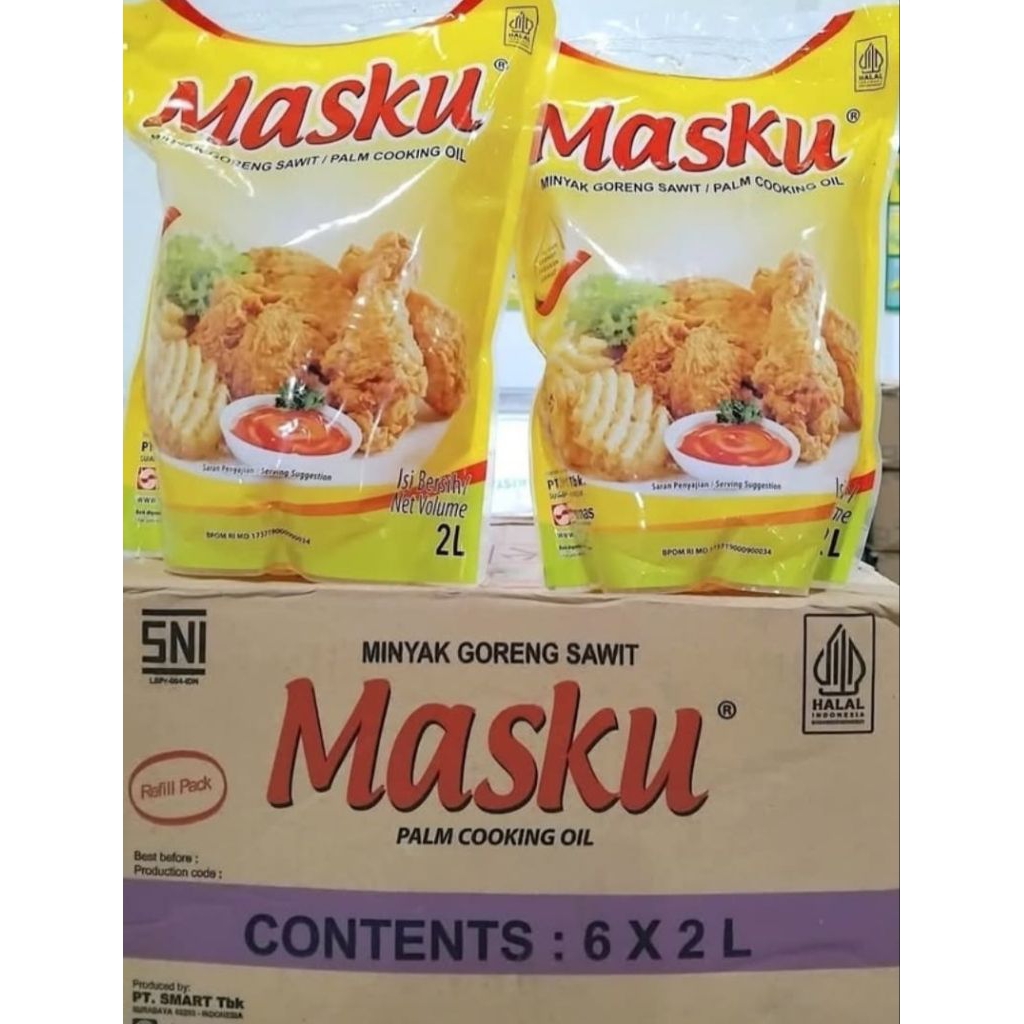 Jual Lansung kirim minyak MASKU 2L PACKING PLASTIK | Shopee Indonesia