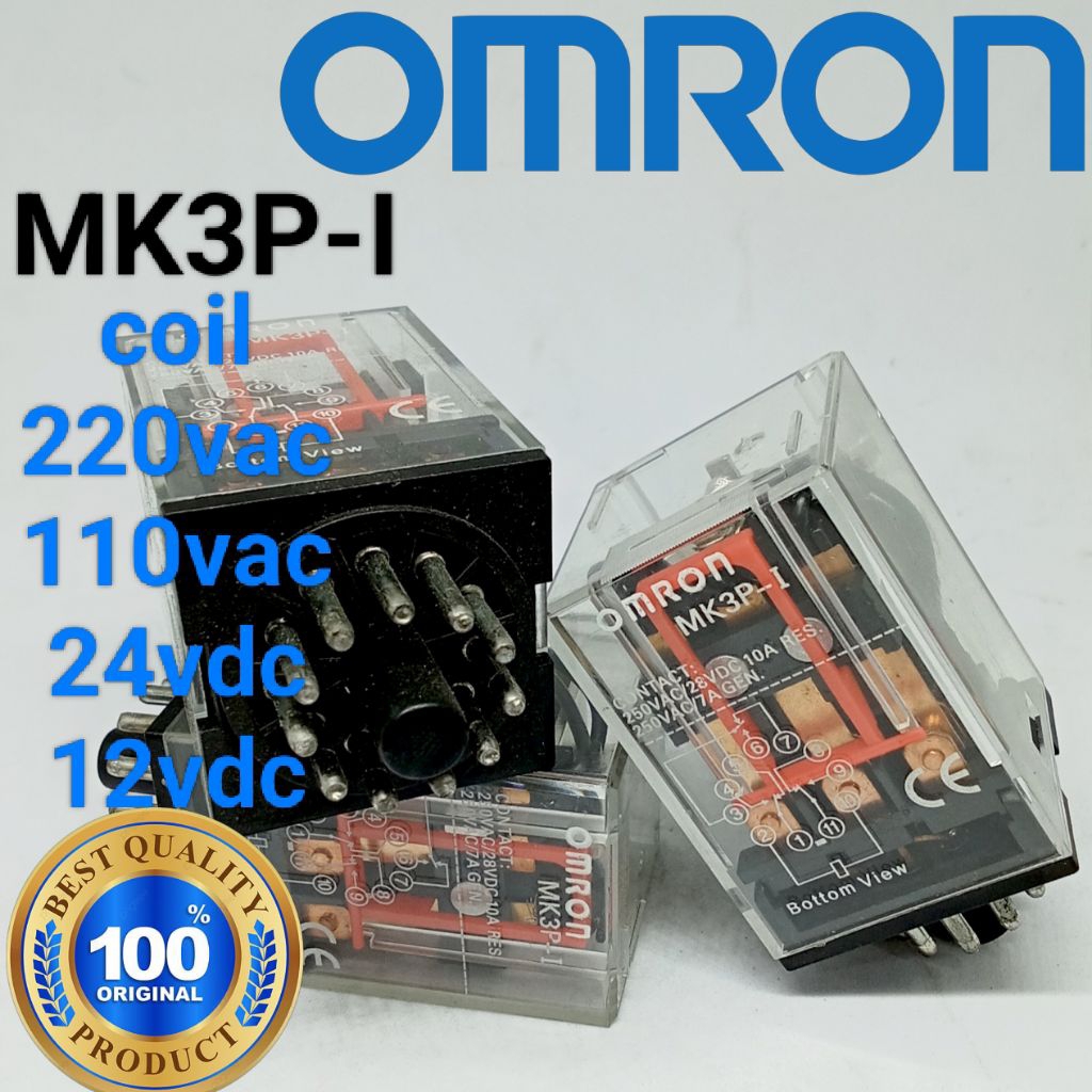 Jual Omron relay mk3p-i mk 3p mk3 220vac 10a 11pin original | Shopee ...