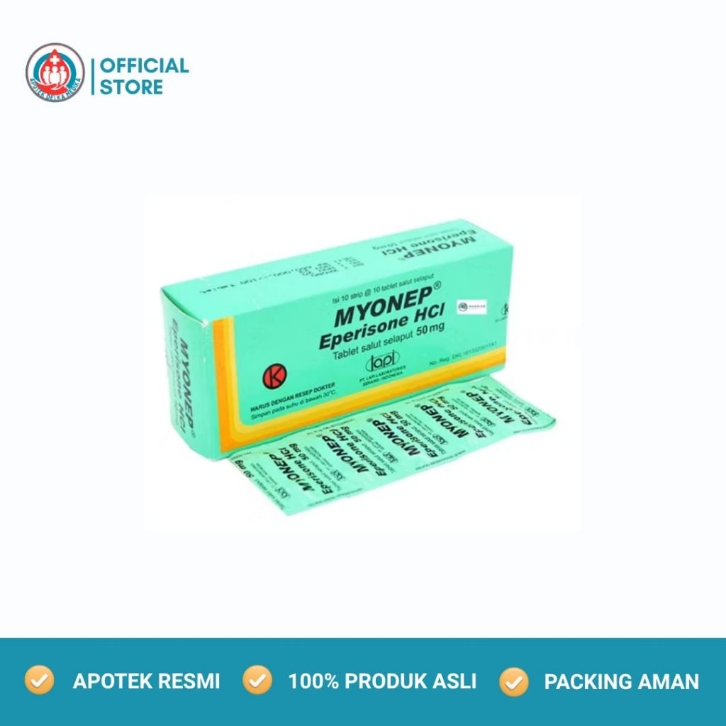 Jual MYONEP 50 MG HARGA PERLEMBAR ISI 10 TABLET | Shopee Indonesia
