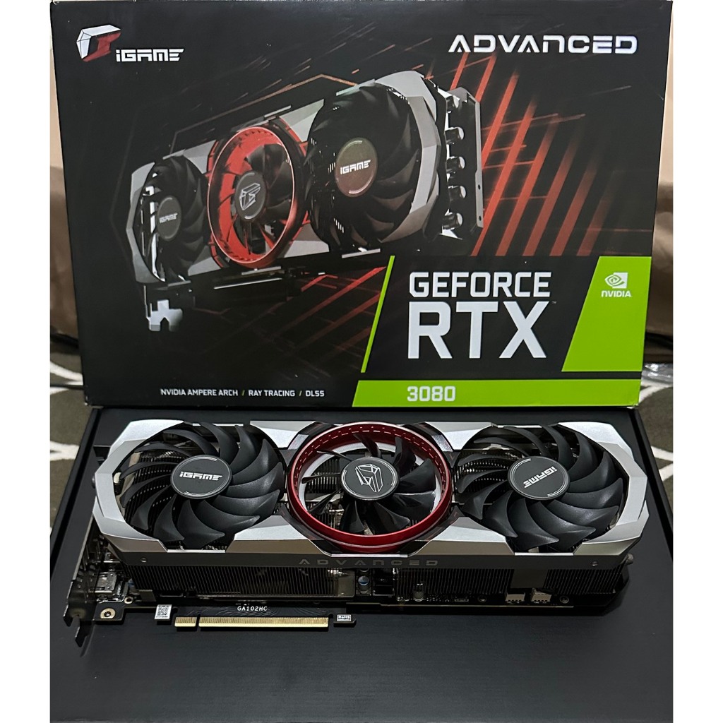 Jual VGA Colorful GeForce RTX 3080 iGame Advanced OC 10GB GDDR6X LHR ...