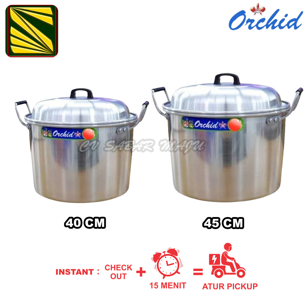Jual Panci Rebus, Panci Tinggi Alumunium 40, 45 CM Orchid | Shopee ...