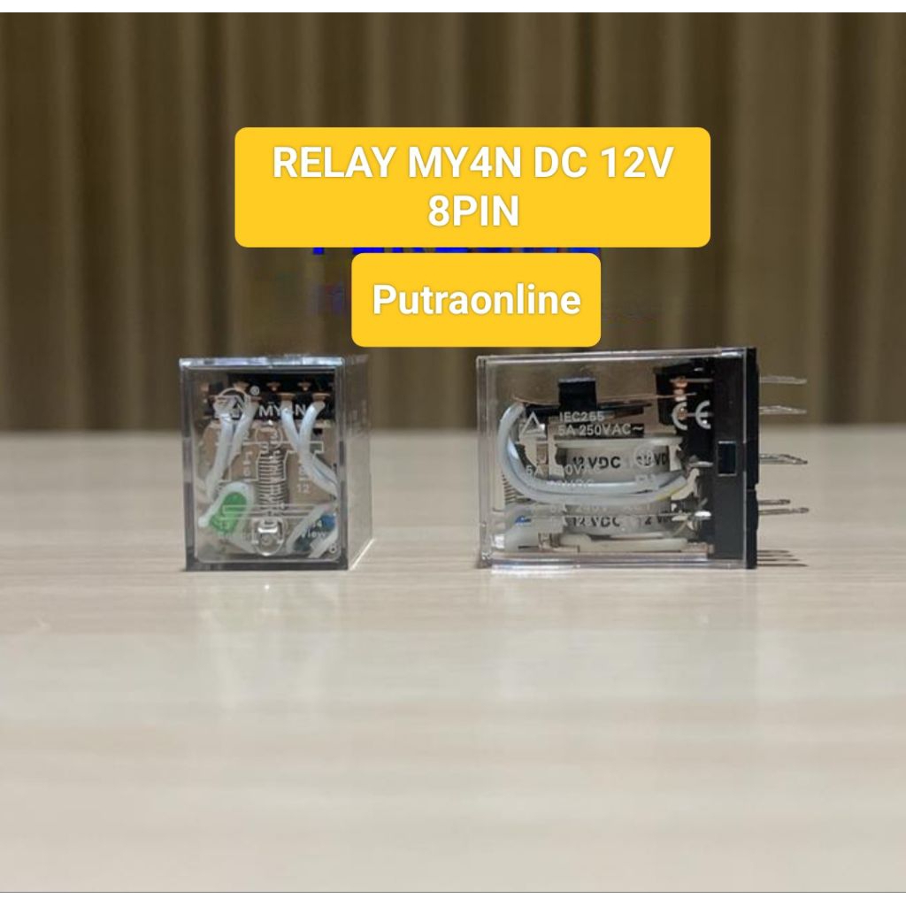 Jual RELAY MY4N 12V 14 PIN JUAL PER/ 10PCS - Relay My4n DC 12 volt 14 ...