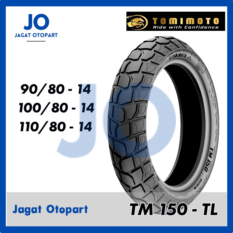 Jual JAGAT Ban Motor Matic TOMIMOTO TM150 TM 150 RING 14 90/80-14 100/ ...