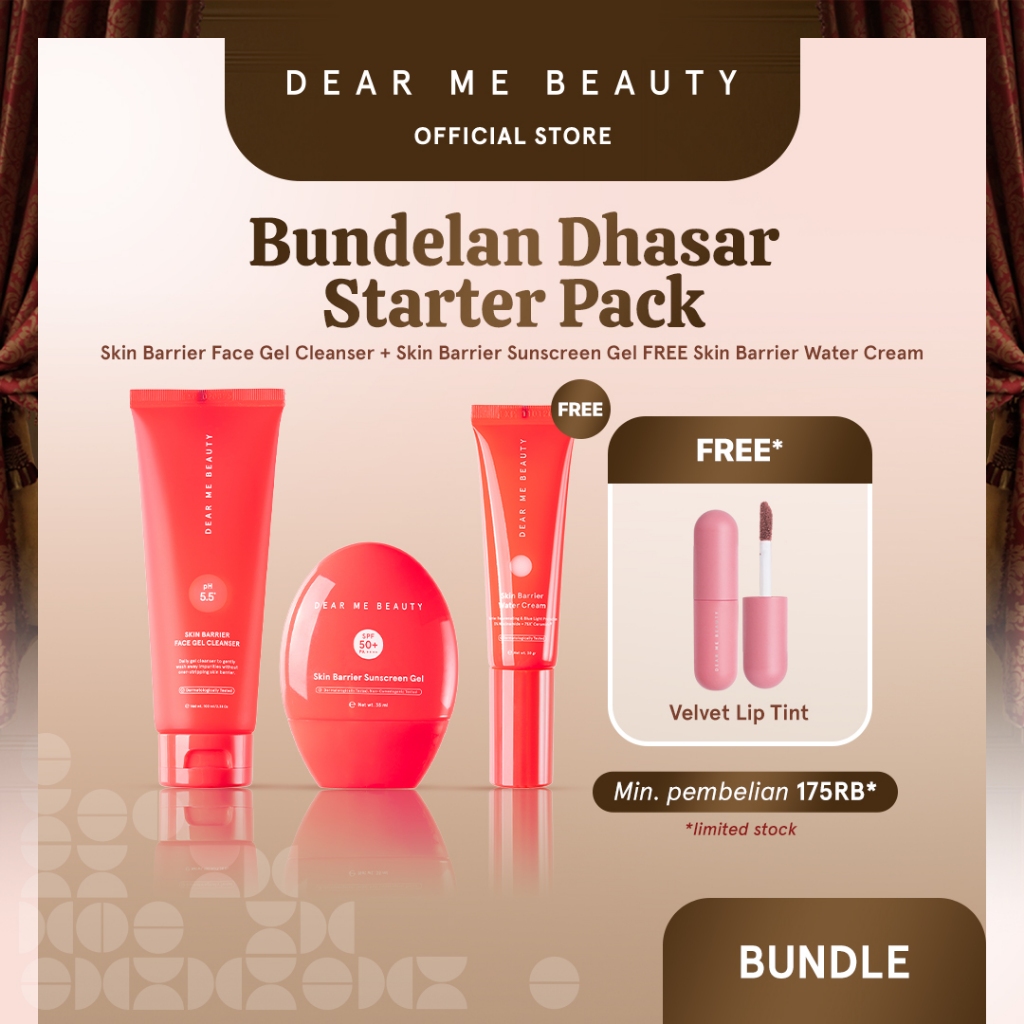 Jual Dear Me Beauty Bundle Face Wash 100ml + Skin Barrier Physical ...