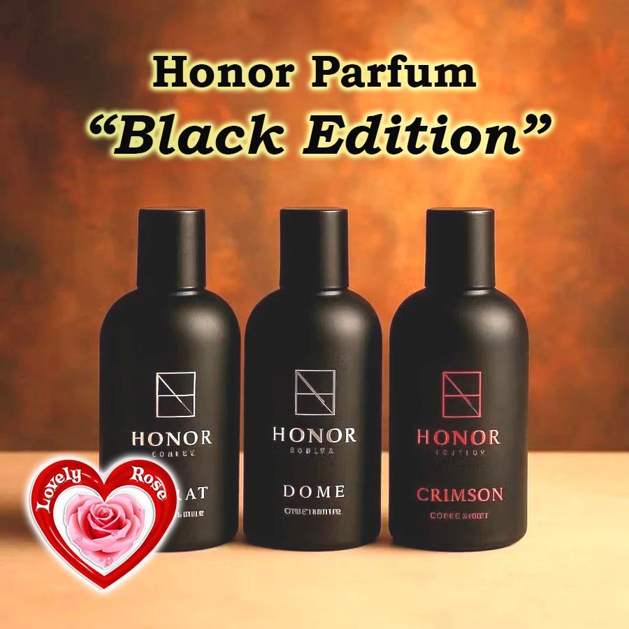 Jual HONOR PARFUM BLACK EDITION 50 ML | CARAT | DOME | CRIMSON | EAU DE ...