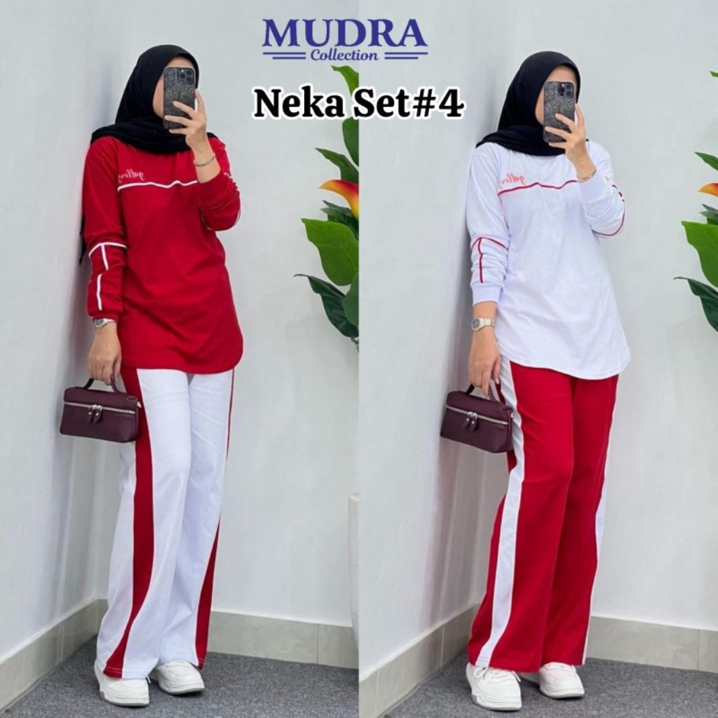 Jual NEKA DIRGA SETELAN MERAH PUTIH EDISI KEMERDEKAAN ORIGINAL | Shopee Indonesia