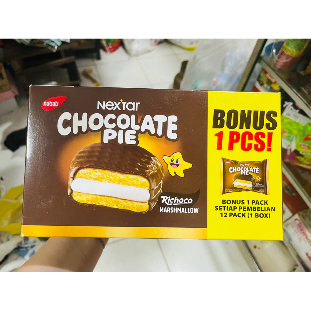 Jual NEXTAR CHOCOLATE PIE RICHOCO MARSHMALLOW | Shopee Indonesia