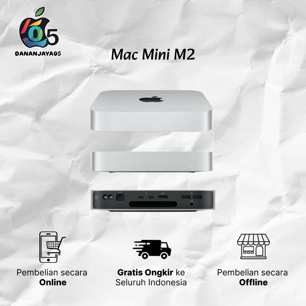 Jual Apple Mac Mini M2 | M2 Pro 2023 8-Core 10-Core 8Gb 256Gb 512Gb ...