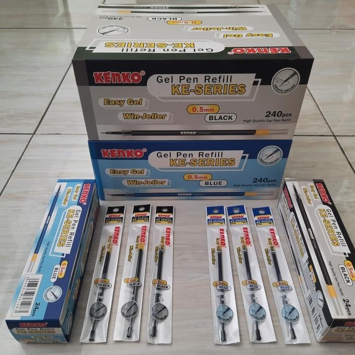 Jual Kenko Isi Ulang Gel Pen Refill KE-SERIES (Easy Gel & Win-Jeller ...