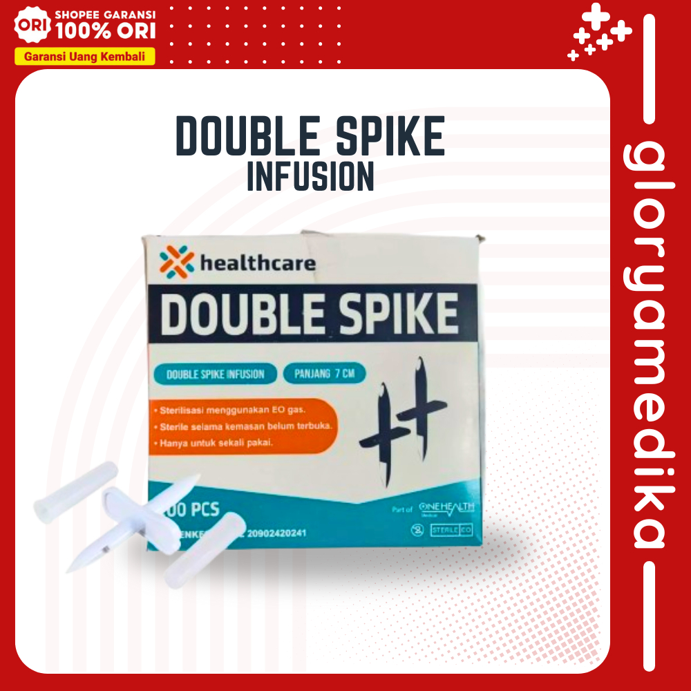 Jual Double Spike Onehealth / Penusuk Botol NaCl atau Infus / Transofix ...