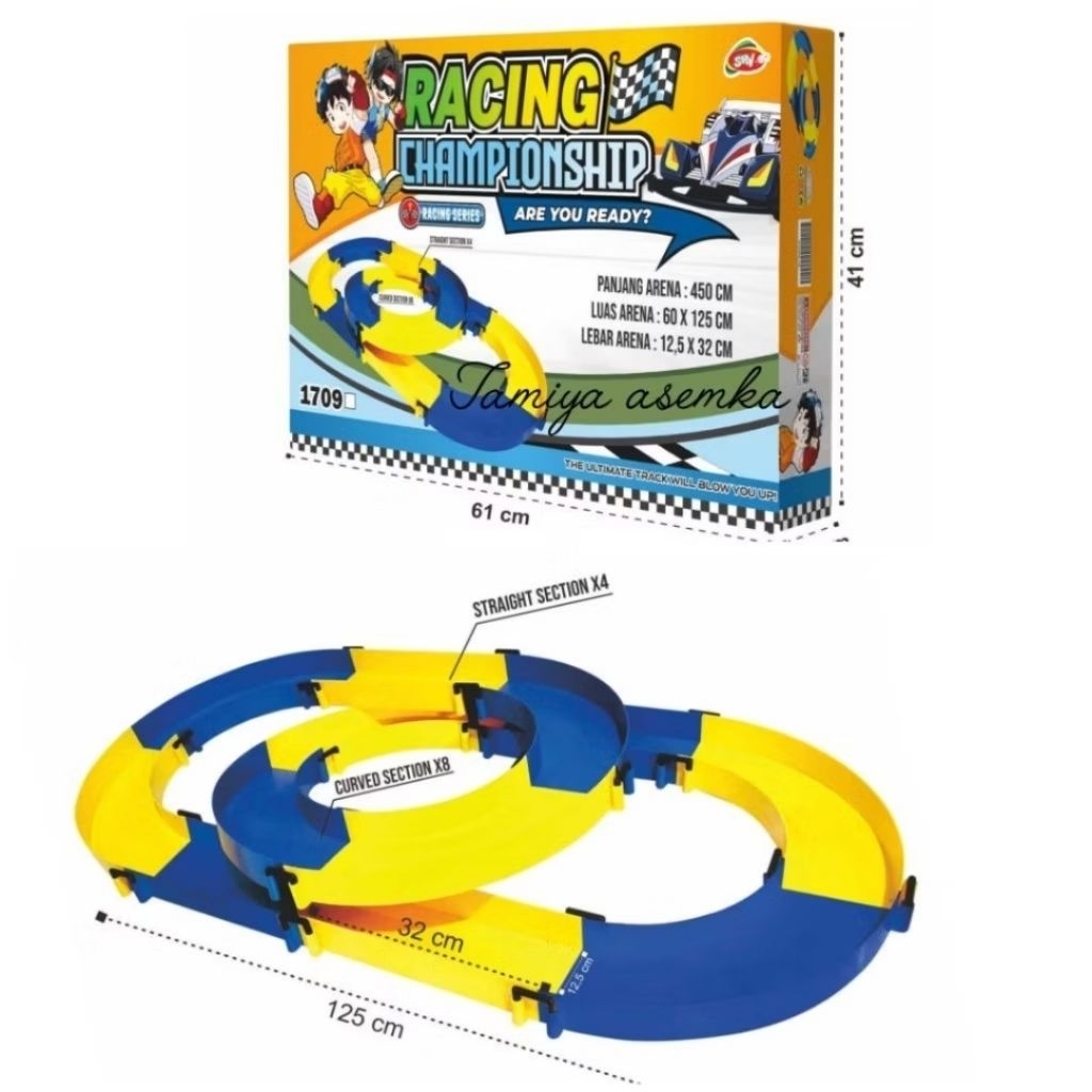 Jual Track Tamiya 4WD Arena Balap Tamiya Jalur Berputar Racing Line ...