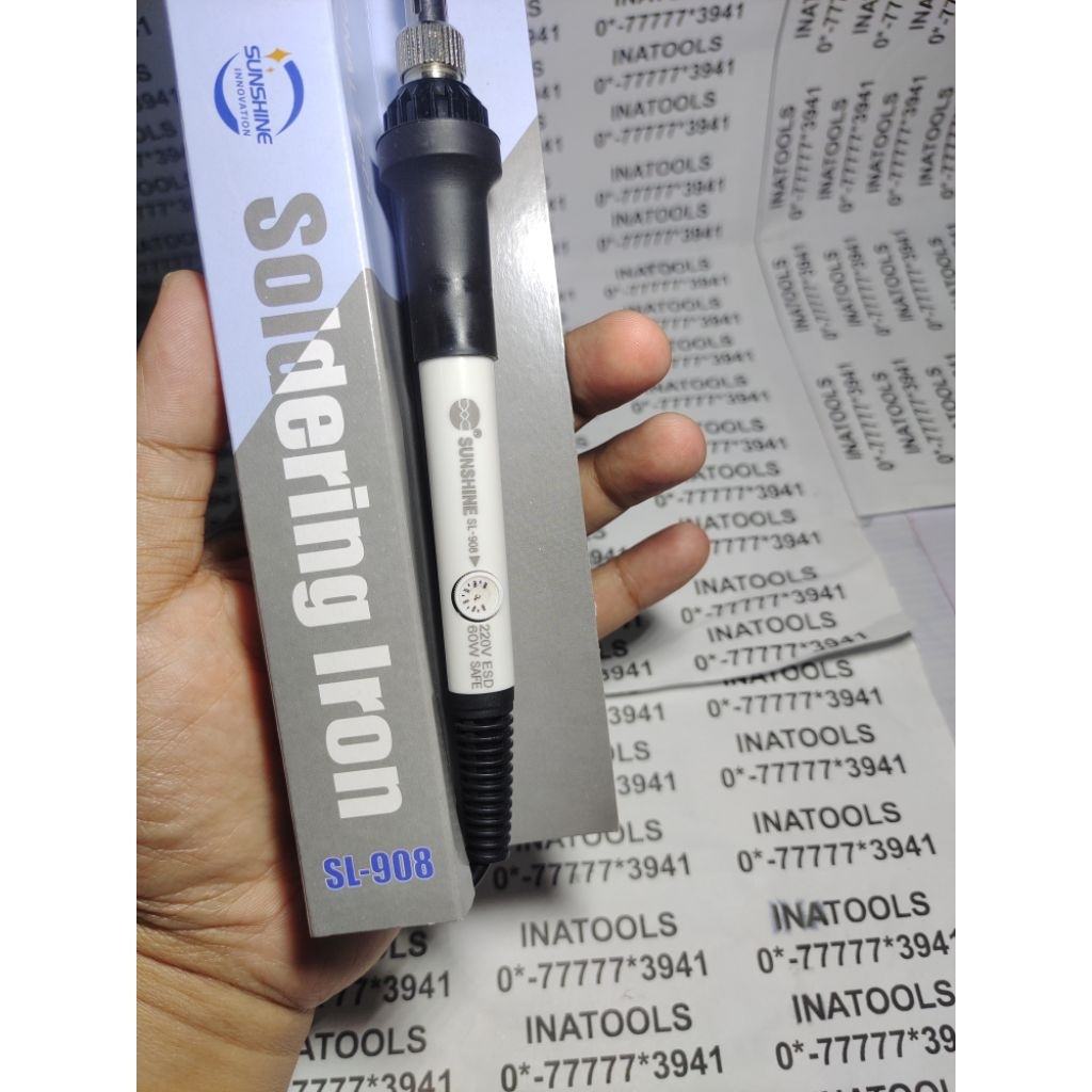 Jual INATOOLS Soldering Iron Sunshine SL-908 60W 220V Original - Tangan ...
